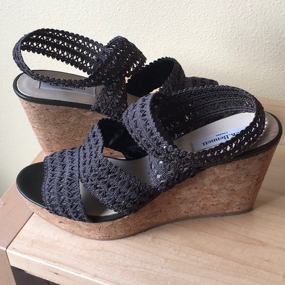 LK Bennett | Shoes | Lk Bennett Cork Wedges Army Green | Poshmark